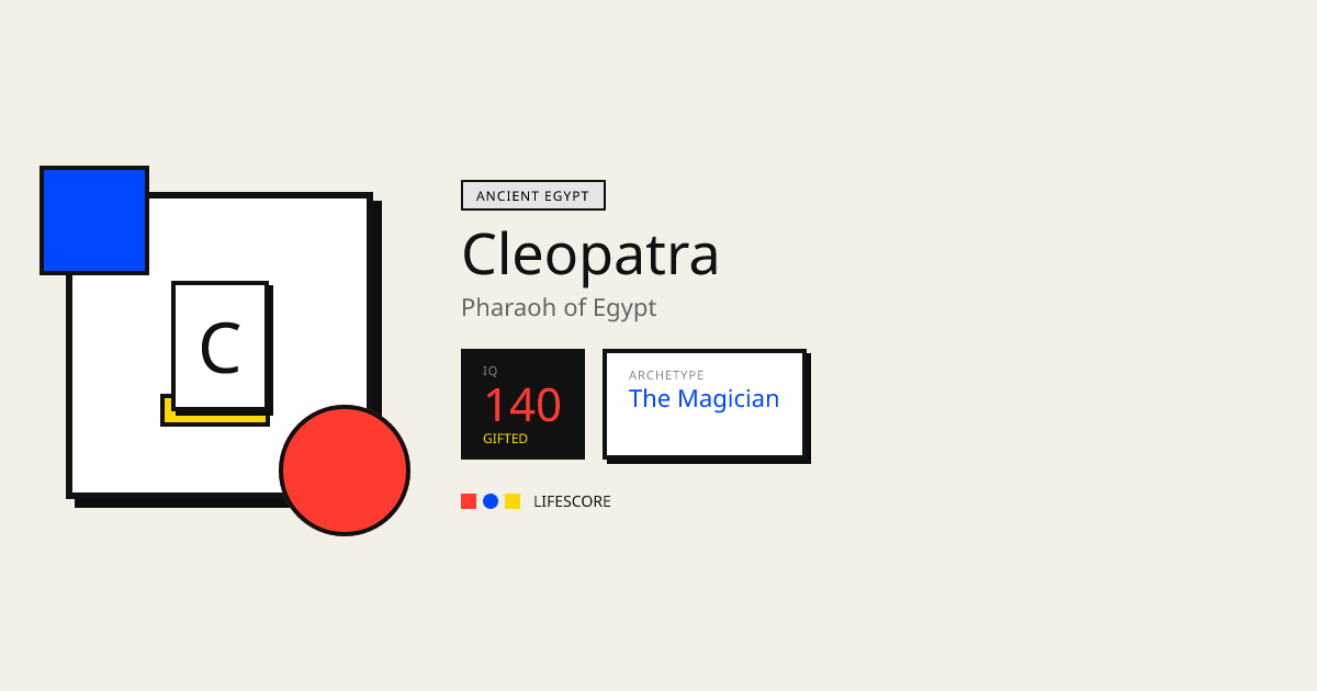 Cleopatra's Estimated IQ: 140 — Evidence, Sources & Analysis